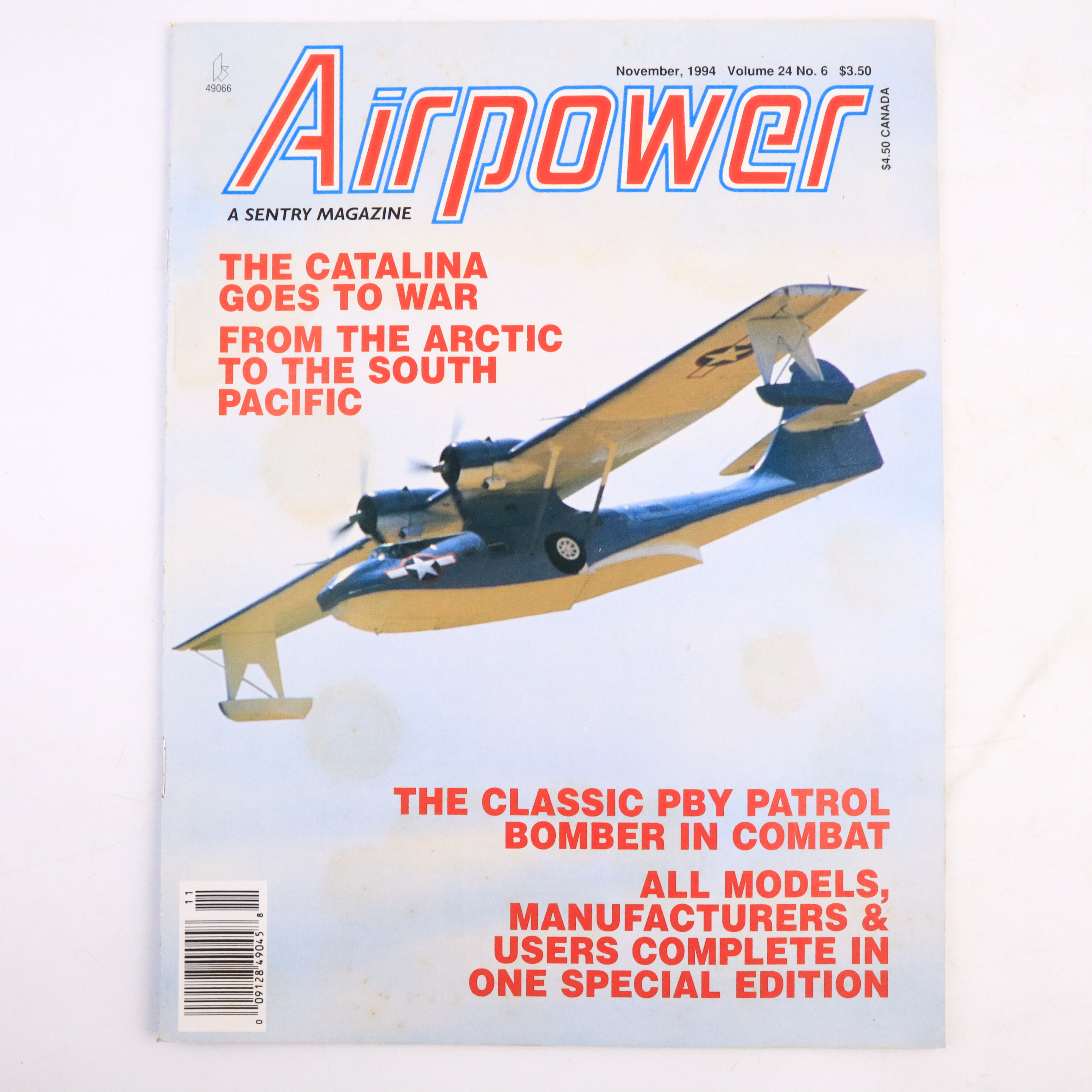 Airpower Magazine November 1994 The Classic PBY Patrol Bomber In Combat ...