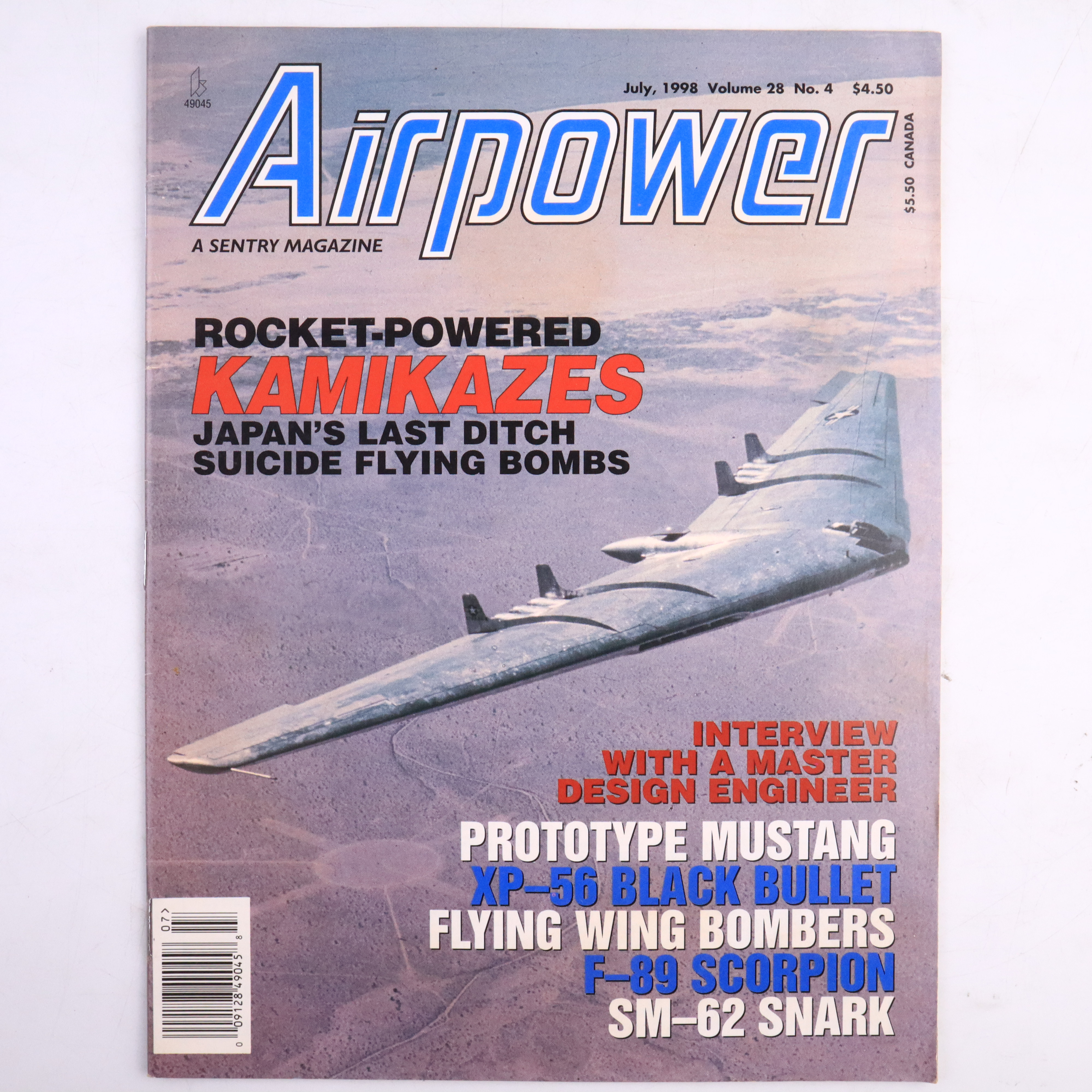 Airpower Magazine July 1998 Rocket Powered Kamikazes, Xp-56 F- 89 | eBay
